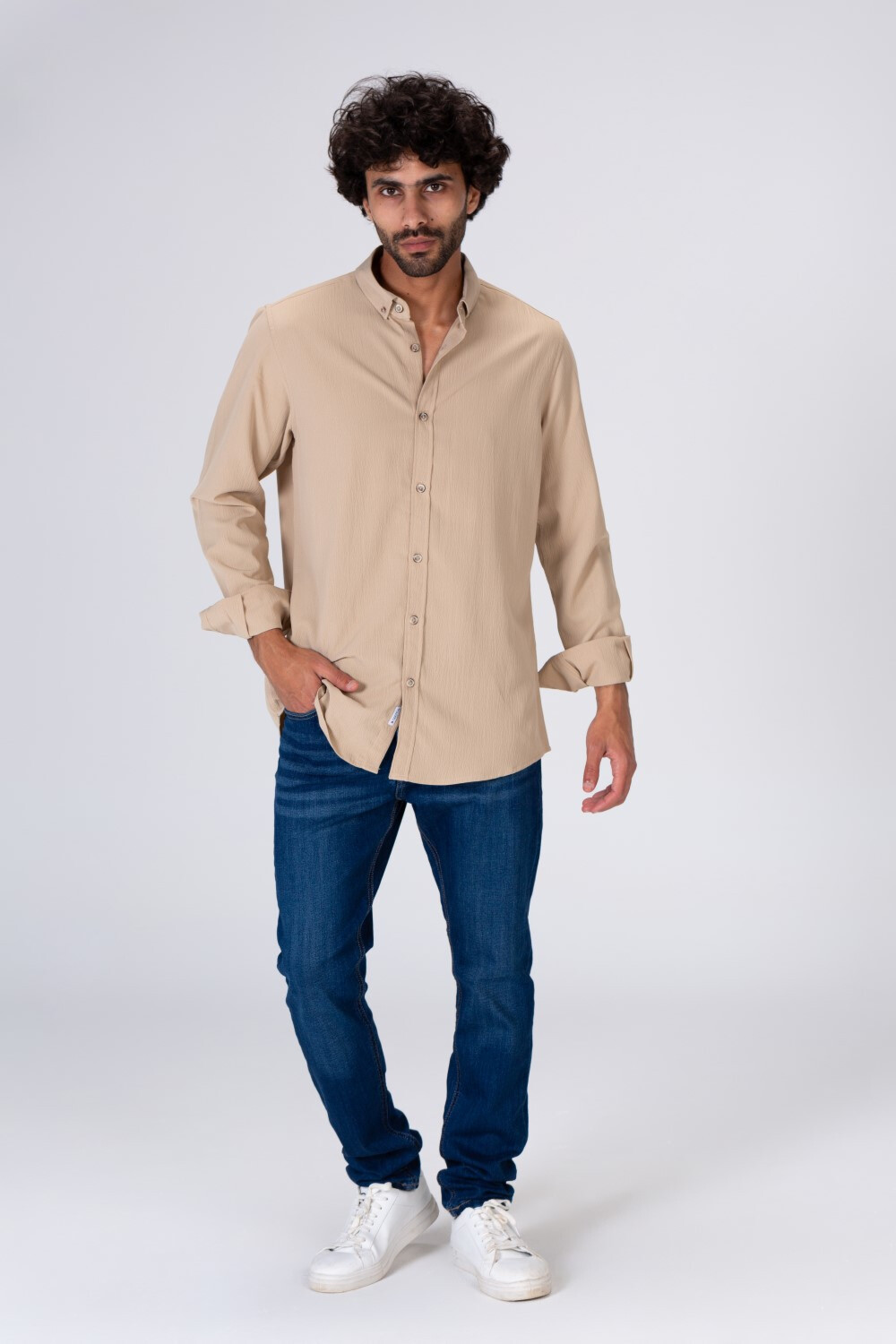 Mens Regular Fit Basic Plain Shirt With Comfortable Material | Tomato ...
